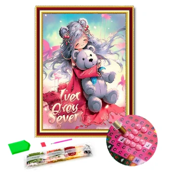 The Girl And The Muppets Picture Diamond Painting Full Square Crystal ...