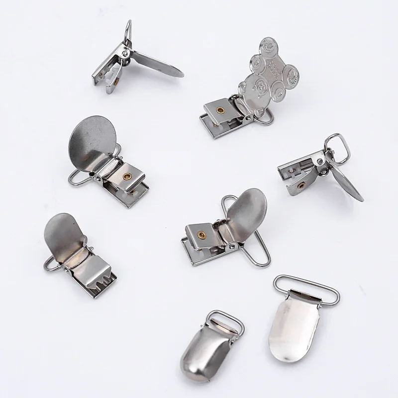 High Quality Iron or Stainless Steel Metal Suspender Clip Pacifier ...