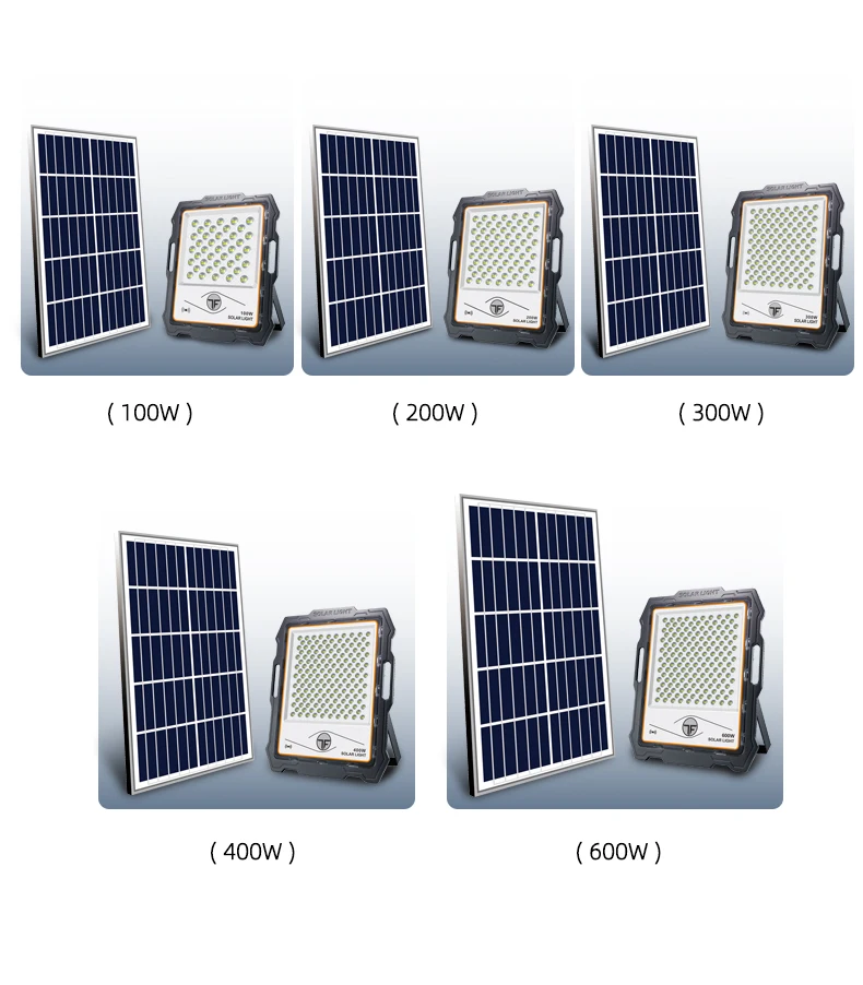 Energy-saving Outdoor Lighting with IP67 Waterproof Solar Flood Lights