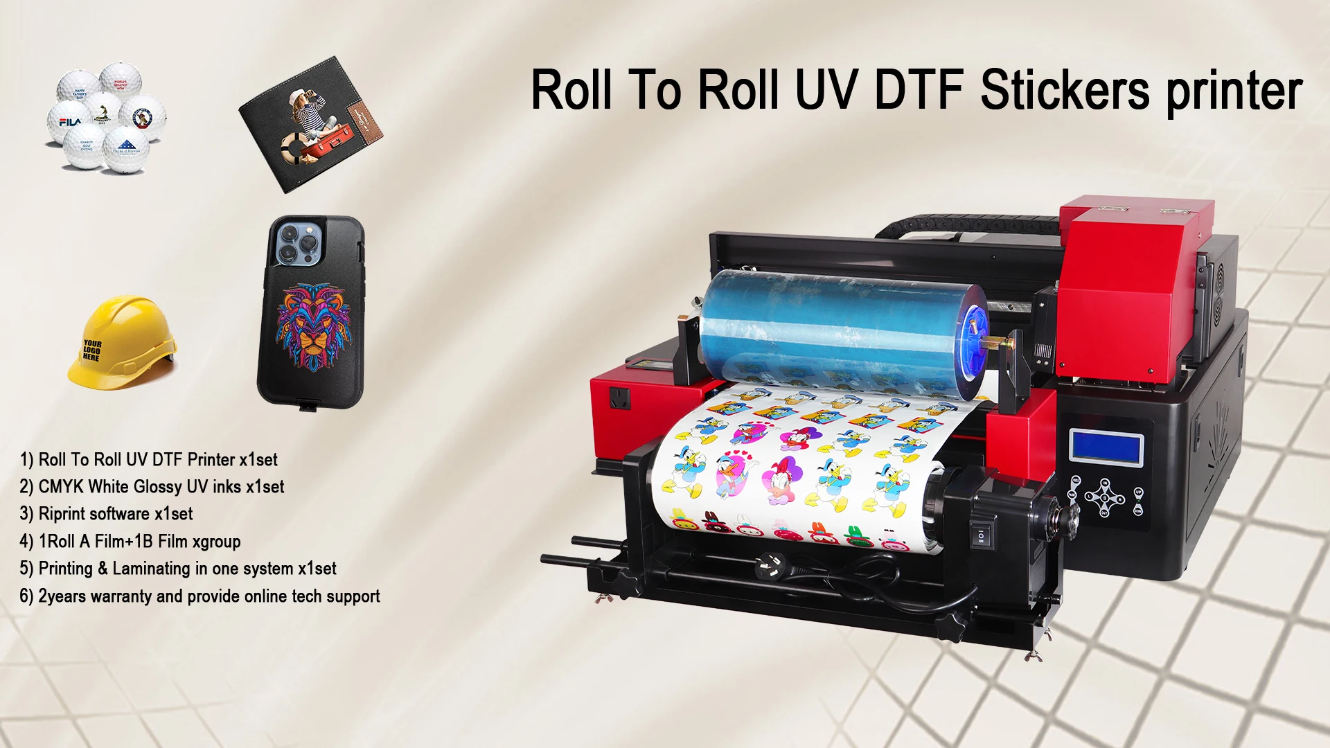 A3 Hybrid Uv Dtf Flatbed Printer 3 in 1 3360 Multifunctional Uv Dtf ...