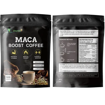 Private Brand Maca Instant Coffee For Man Maca Energy Coffee Black Maca ...