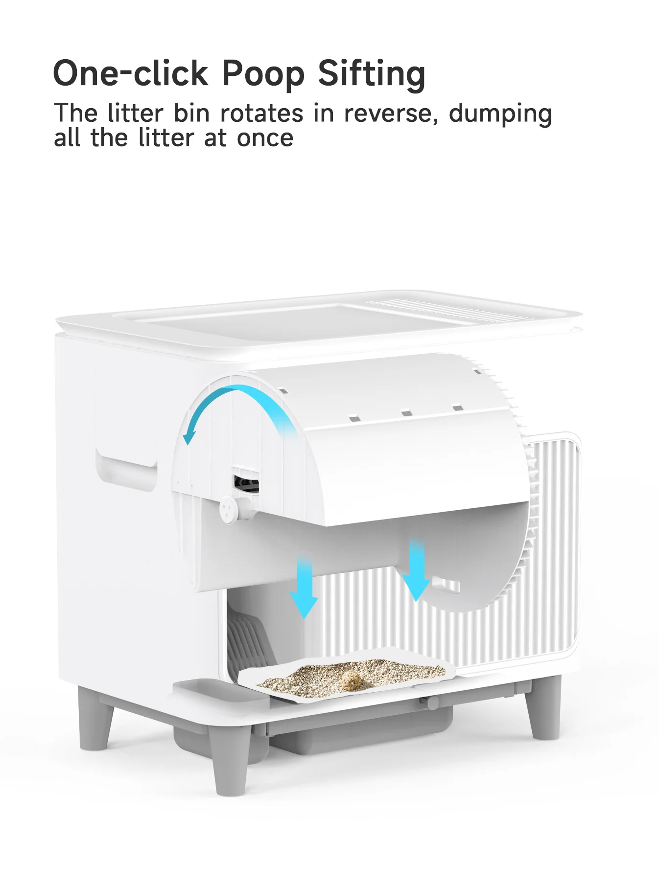 Luxury Large App Control Intelligent Smart Self Cleaning Portable Cat ...