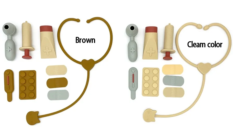 Kids Pretend Play Medical Kit 9-piece Durable Medical Kit With Toy ...