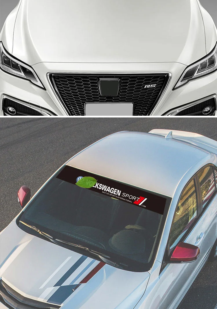 Custom Logo Car Windshield Sticker - Waterproof PVC Vinyl