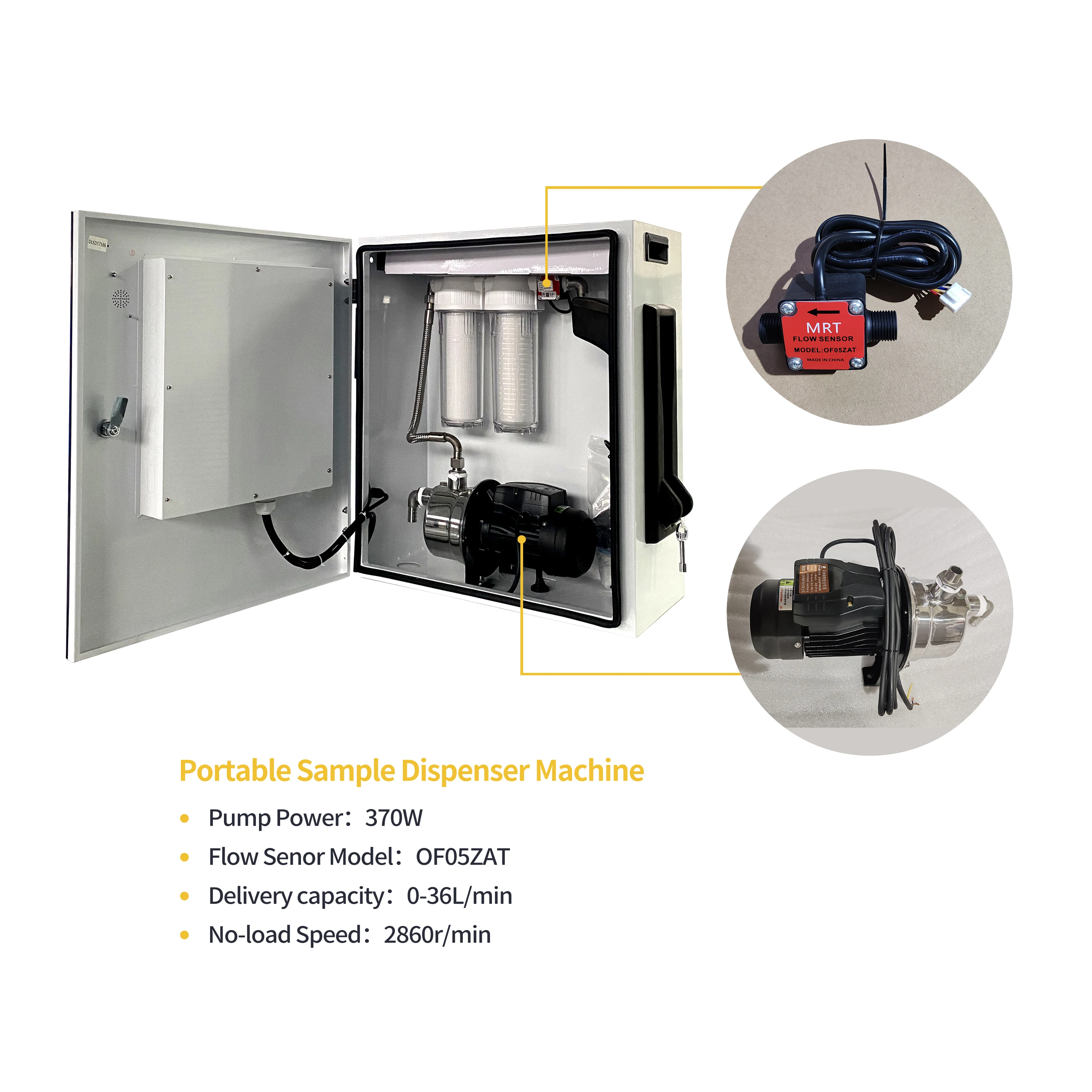 Portable Def Transfer Pump Flow Meter Model: Ofo5zat For Def Dispenser ...
