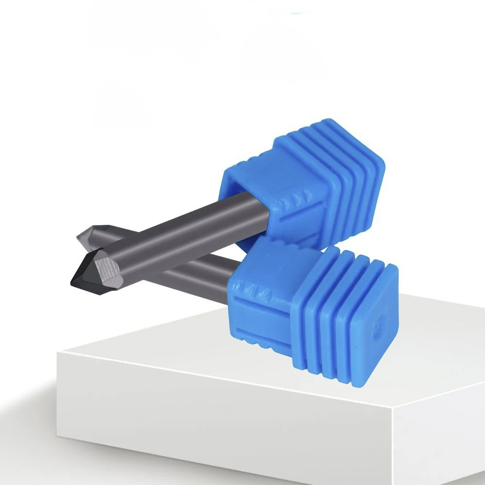 Customized CNC Cutting End Mill Engraving Bit OEM 90 Degrees Diamond ...