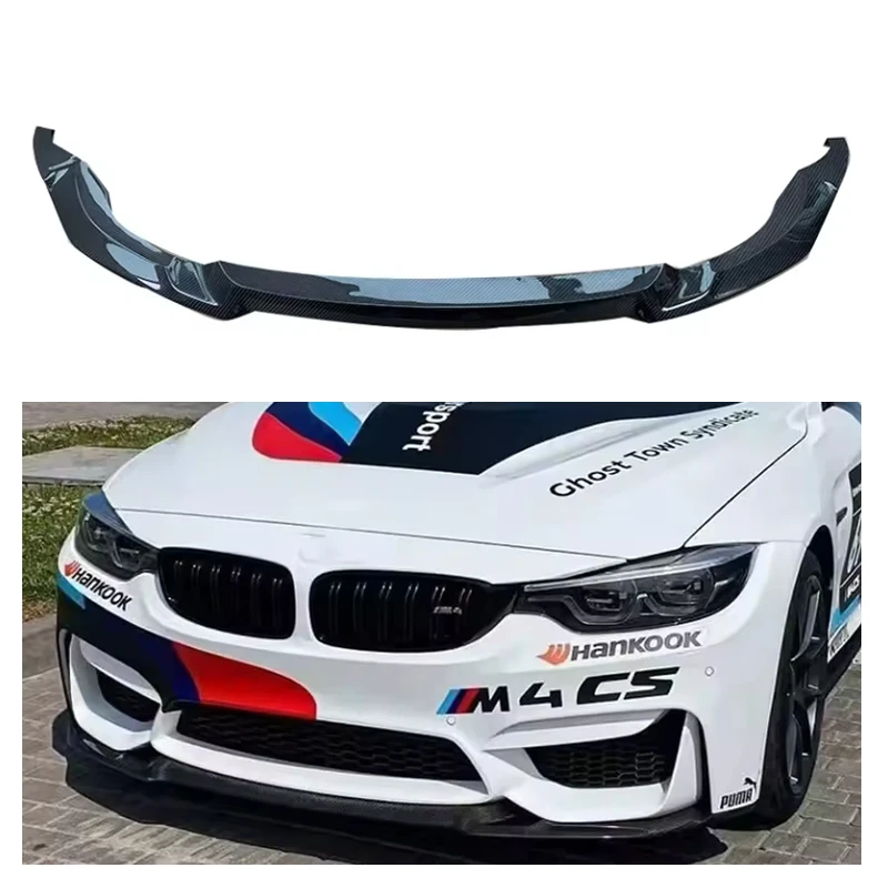 CHUICHUIFENG Dry Carbon Fiber Front Bumper Lip for BMW M3/M4