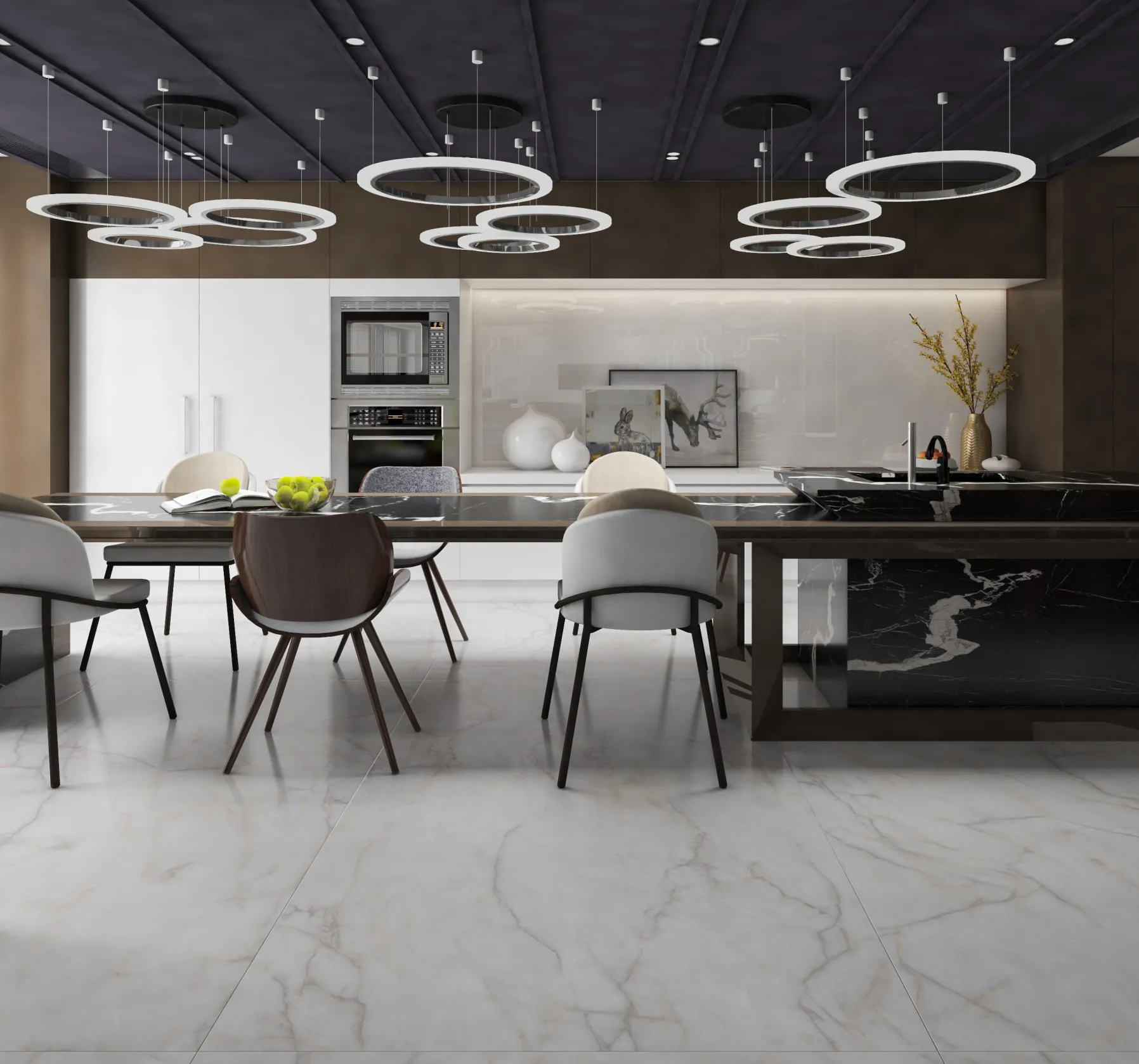 Purple Bulgari Marble Stone Calacatta Viola 1200 X 2700 X 6mm Walling ...