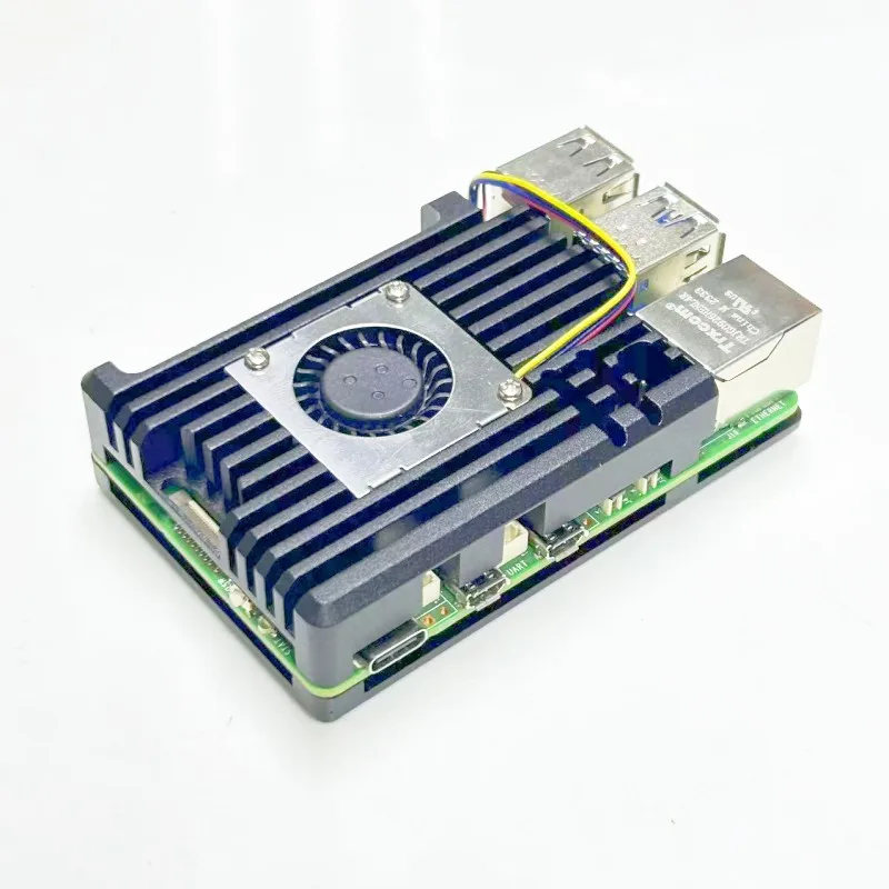 Raspberry Pi 5 Aluminum Alloy Armor Shell With Pwm Thermal Control ...