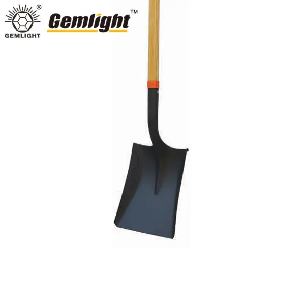 Offset Spade - D-Grip Hardwood Steel Shovel for Farming