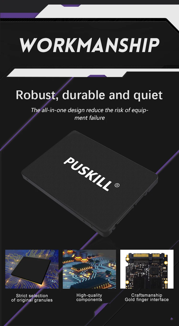 Puskill Sata3 Ssd Sata Ssd Drives 128gb 240gb 256gb 480gb 512gb 1tb ...