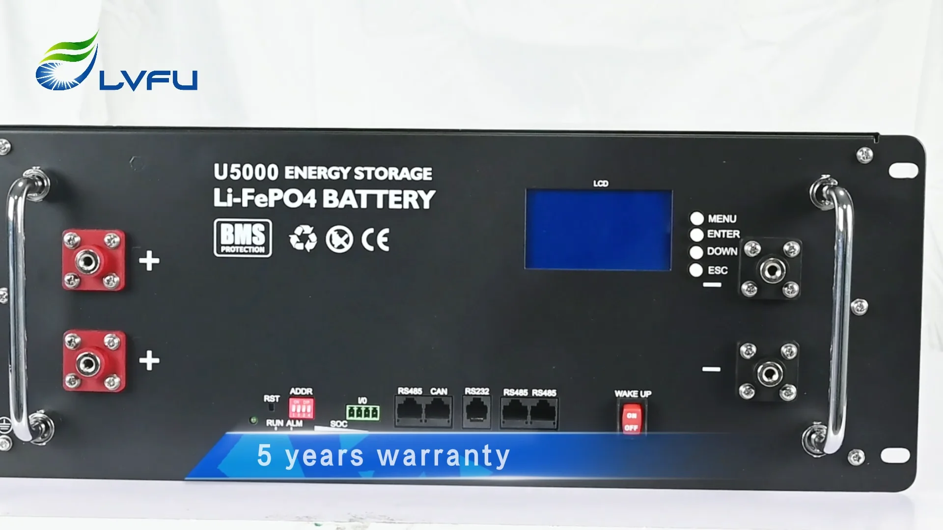 Home Energy Storage System 5kwh 10kwh Lfp Rack-mounted 48v 100ah 200ah ...