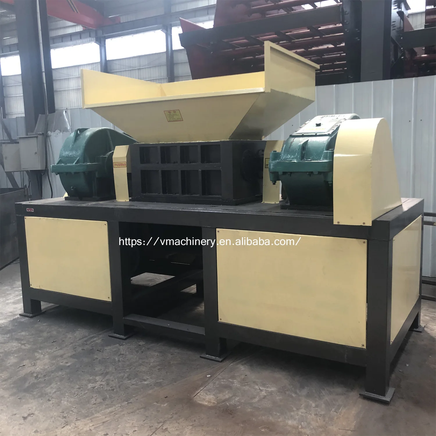 VANER Car Lead Acid Battery Cutting Machine - Double-Shaft Shredder