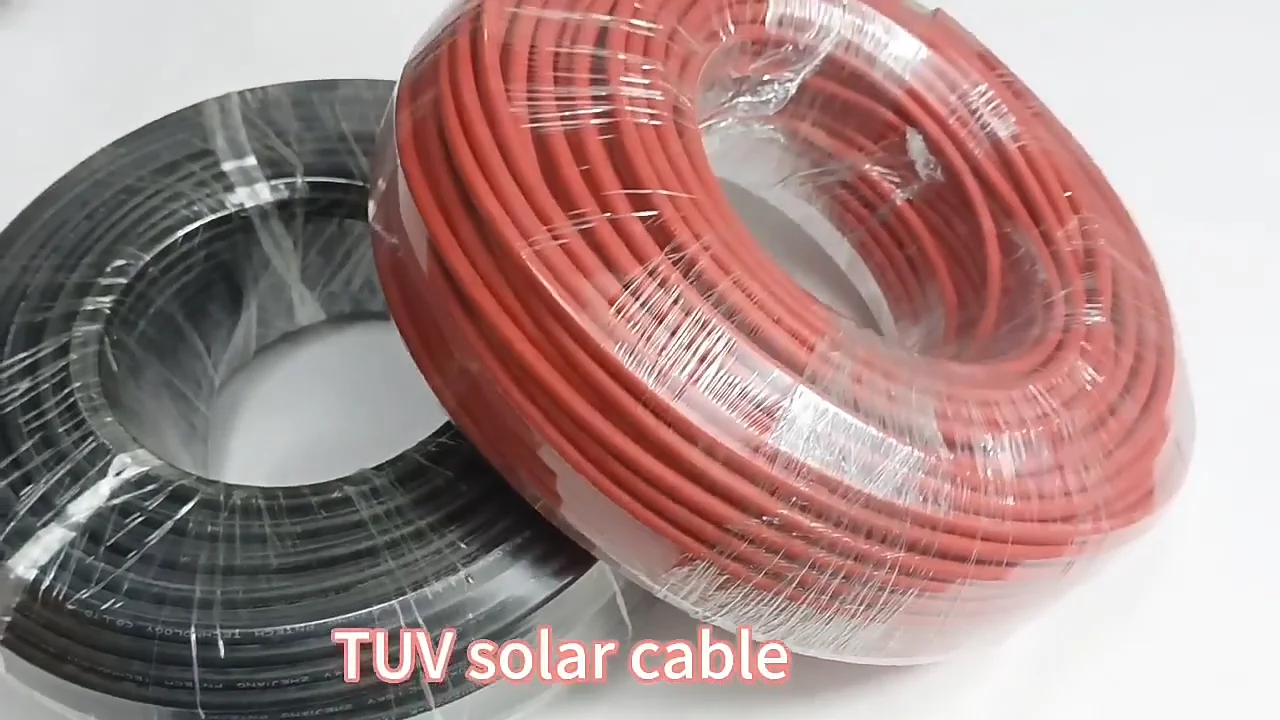 Dc Pv Solar Cable 4mm 6mm Xlpo Solar Wire Solar Wire Cable Copper For ...