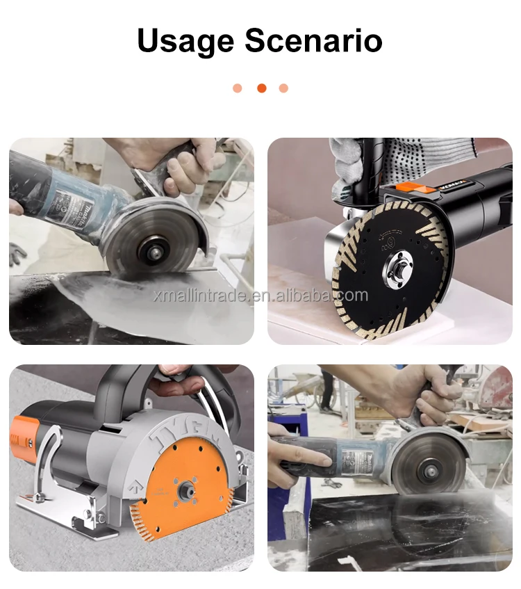 6" Narrow Continuous Turbo Rim Blade For Cutting Tile Marble Granite ...