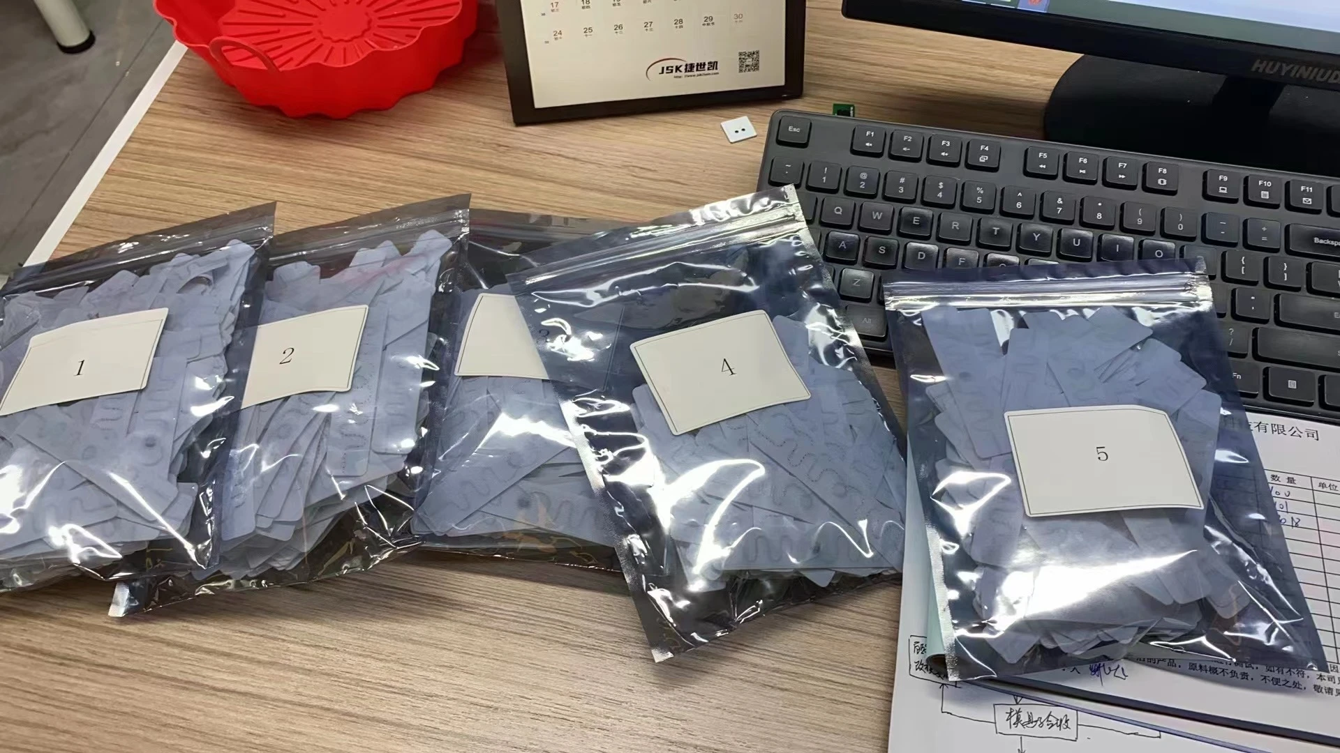 Linen Tracking Management Rfid Labels Textile Uhf Laundry Tag - Buy ...