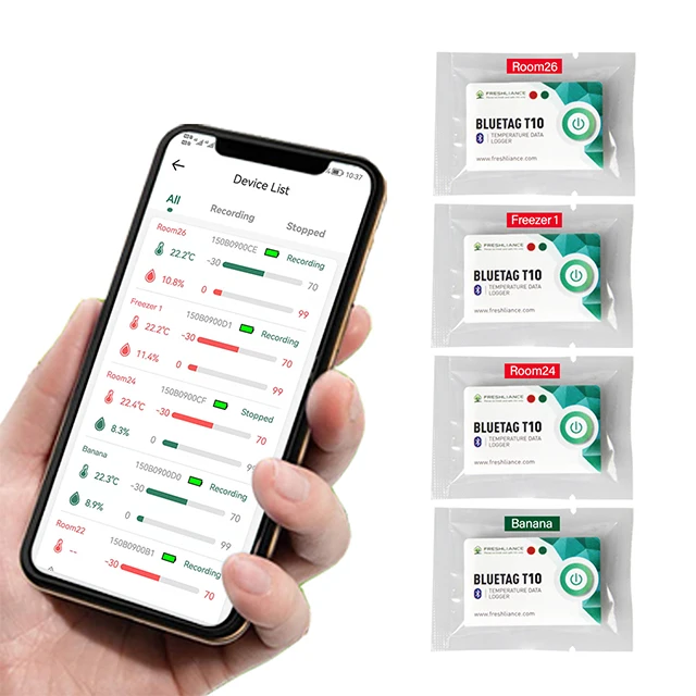 Vaccine Monitoring Bluetooth Temperature Data Logger - Buy Temperature Data Logger,Ble ...