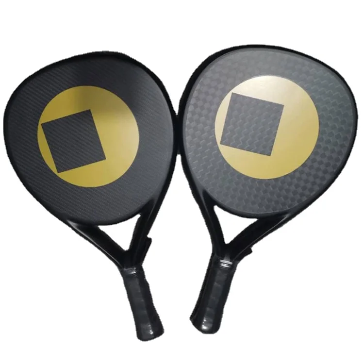 Customize 3k,12k,18k Carbon Teardrop Head Shape Paddel Tennis Rackets ...