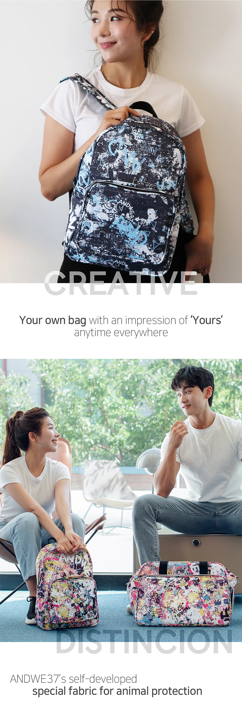 Latest Design Backpack Made In Korea High Quality Purple Backpack Is ...