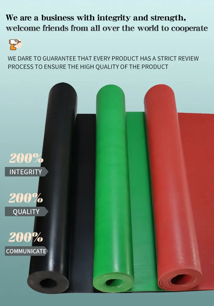 Custom Thickness Rubber Sheet - Outdoor Waterproof Mud Flap