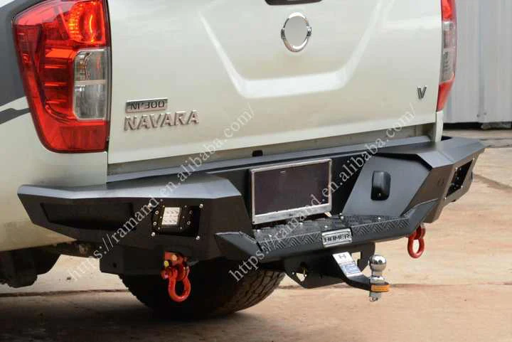 HM Navara NP300 Steel Rear Bumper - Durable & Versatile