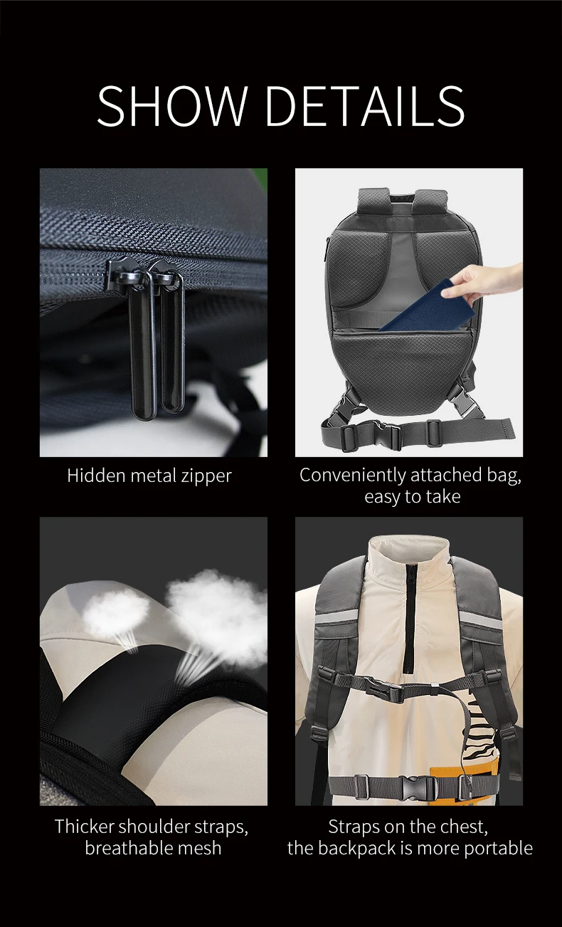 2023 LED Backpack - Smart, Waterproof, and Versatile