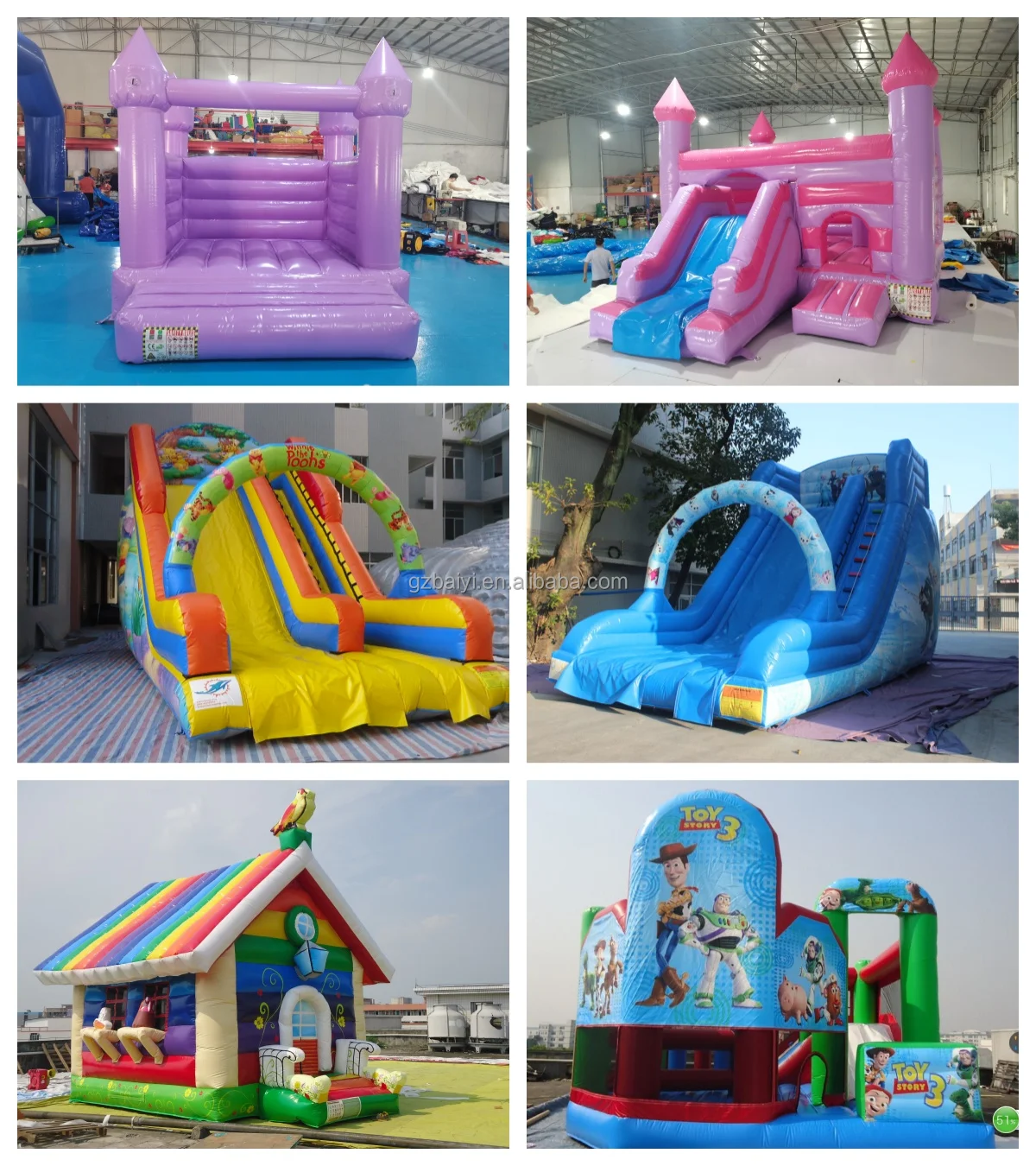 Giant Commercial Grade Inflatable Water Slide With Swimming Water Pool ...
