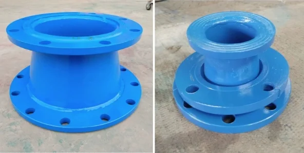 WCB Flange Pipe Fitting Cone Reduce Double Flange Concentric Cone ...