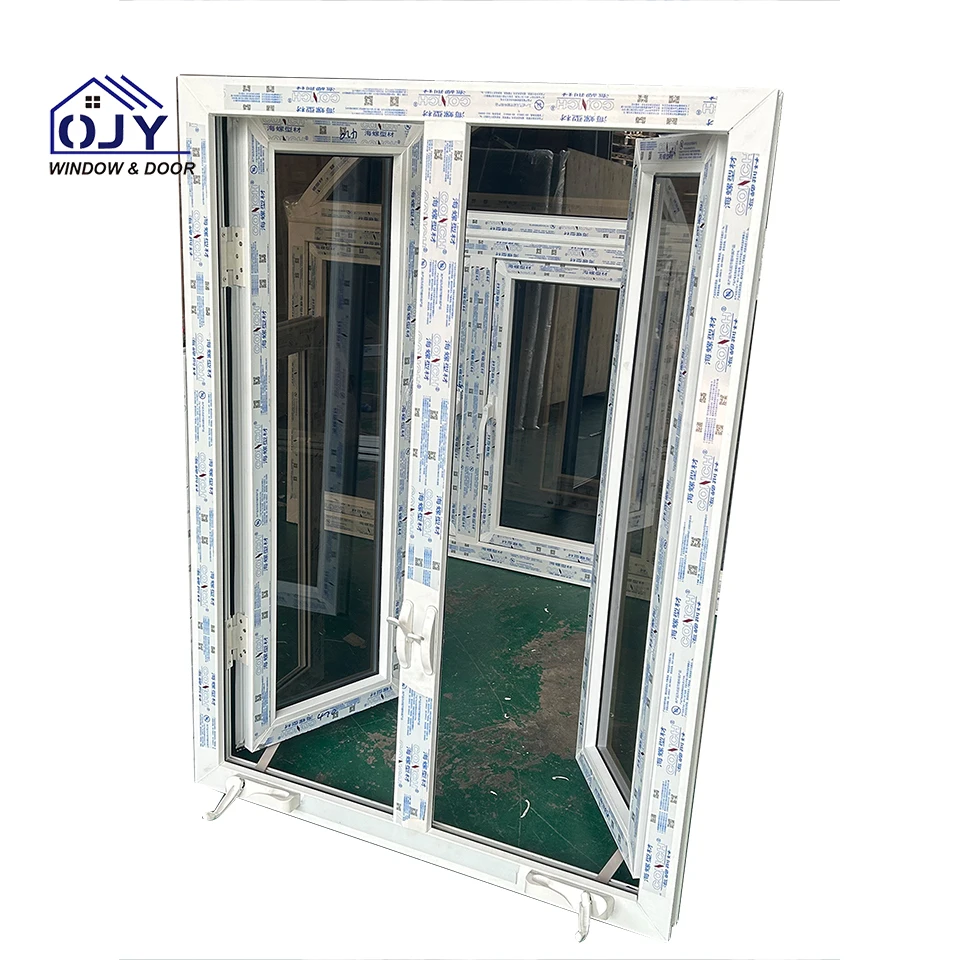 Modern Inward-Outward Opening PVC Casement Windows Hurricane-Proof ...