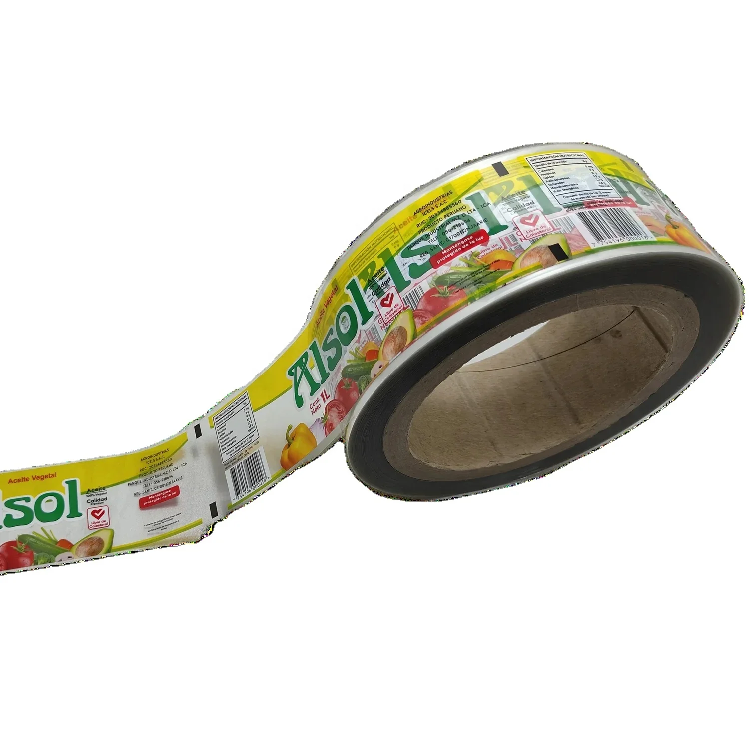 Custom Printed Small Sugar Stick Pack Rollstock Honey Sachet Packaging ...