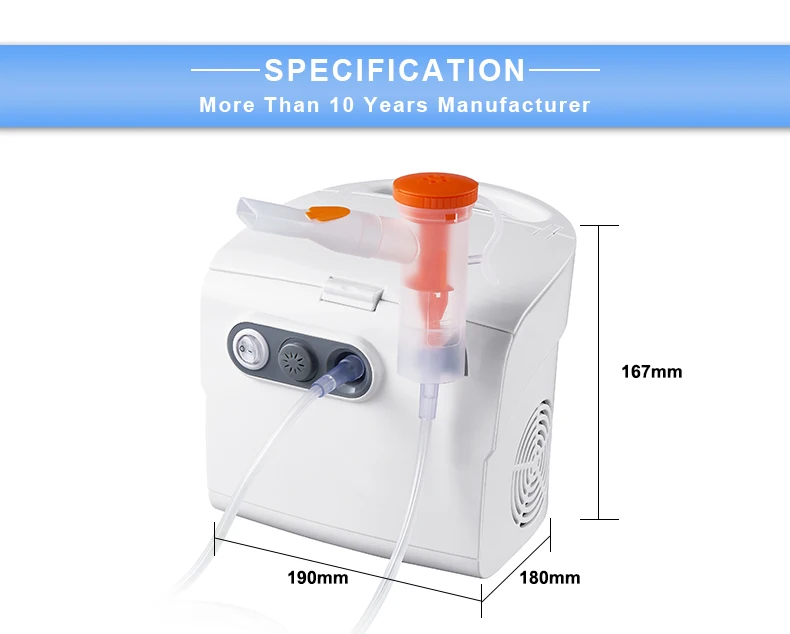 S&H Compressor Nebulizer - ISO Certified for Home & Commercial