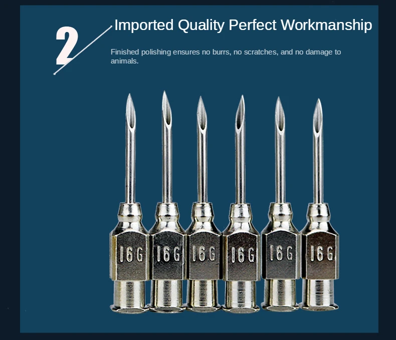 American Veterinary Needle 304 Stainless Steel - HBLVE