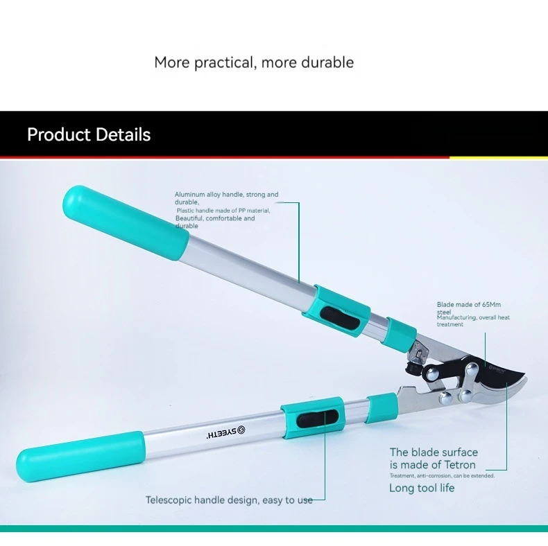 Top Telescopic Lopping Shear Garden Pruner Lopper Long Handle Pruning ...