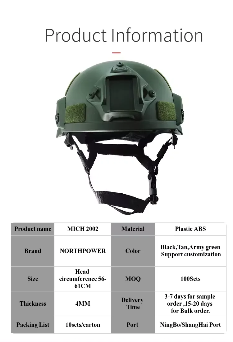 Plastic ABS CS Tactical MICH 2002 HELMET| Alibaba.com