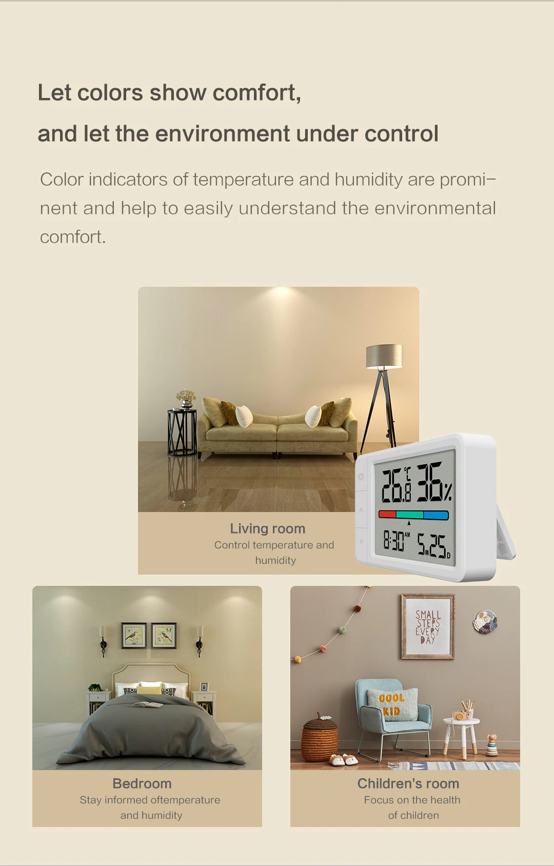 Zenmeasure Thermo-hygrometer For Indoor Temperature And Humidity ...