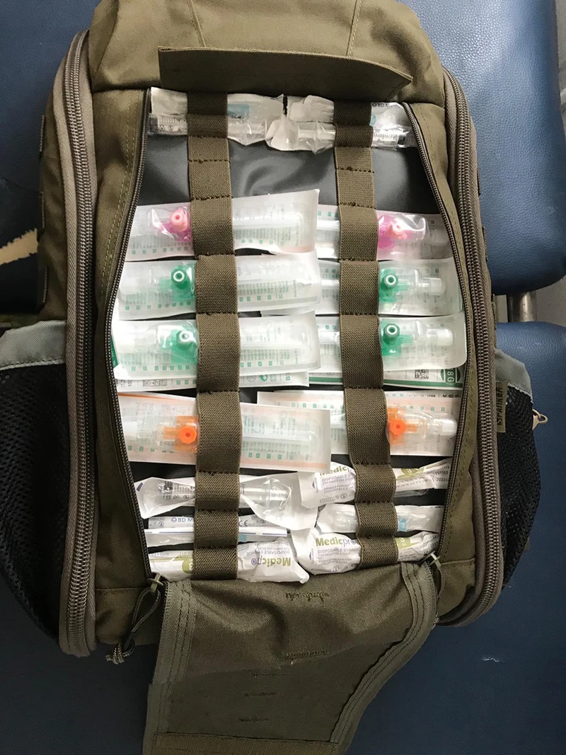 Free Sample First Aid Backpack Empty Medical Medicine Bag,Emergency ...