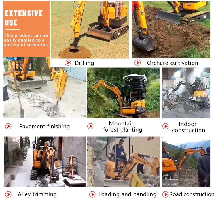 Mini Excavator Track Kubota Machinery Hydraulic Pilot Belt Top Belt Cab ...