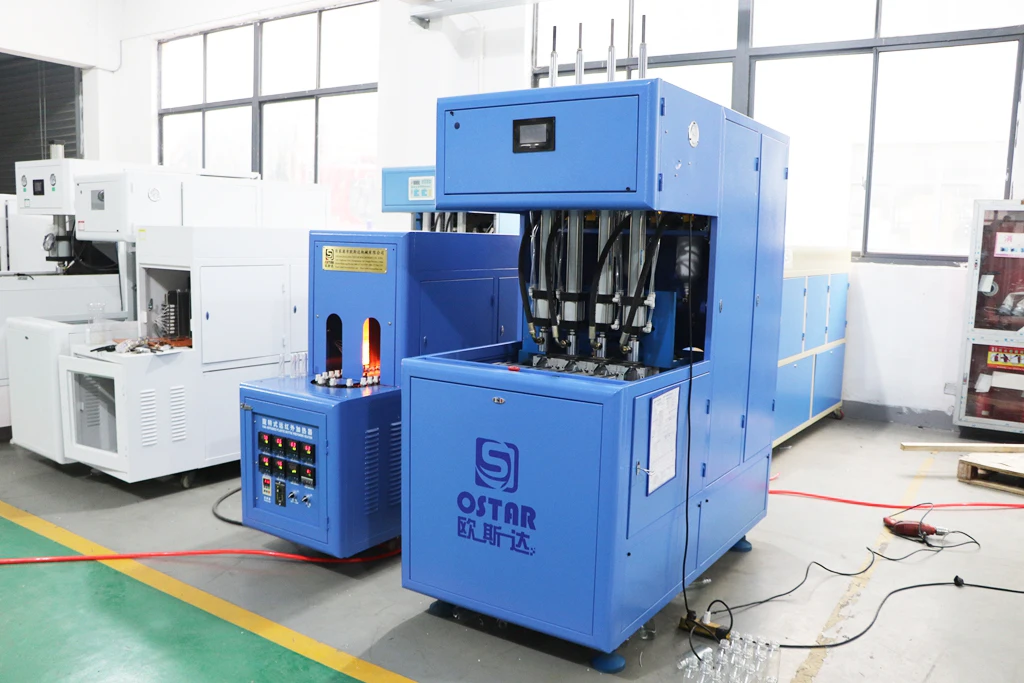 Preform Auto Feeding 2000bph 4cavities Semi Automatic 500 600ml Pet ...