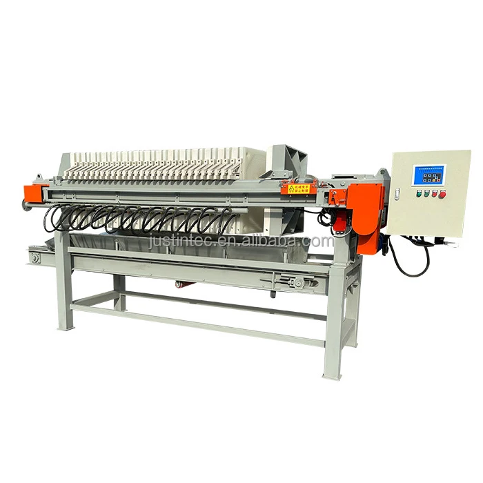 Filter Cake Hopper 1250*1250mm Filter Plate Hydraulic Plate And Frame ...