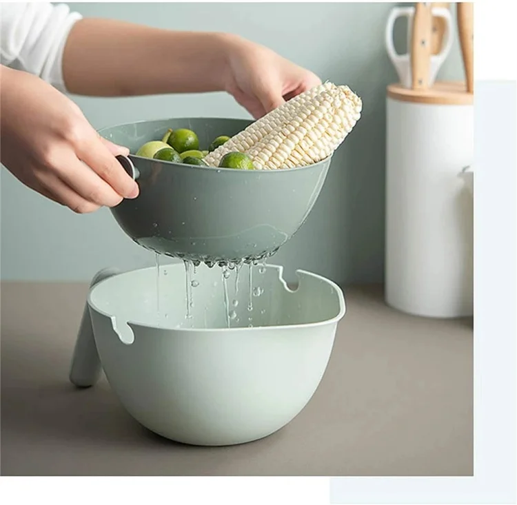 Creative Fruit And Vegetable Colander Draining Washing Basket With ...