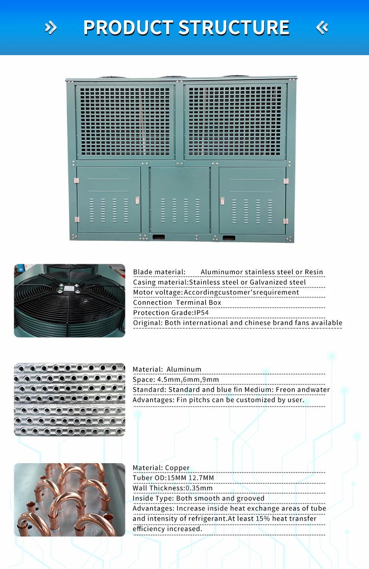 Fnvb Type Refrigeration Air Cooled Condensing Unit For Cold Room - Buy ...