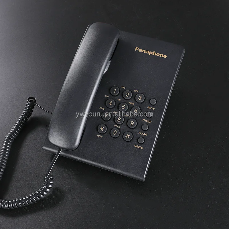 Basic Analog Phone System Desk Land Line Telephone For Hotel Room ...