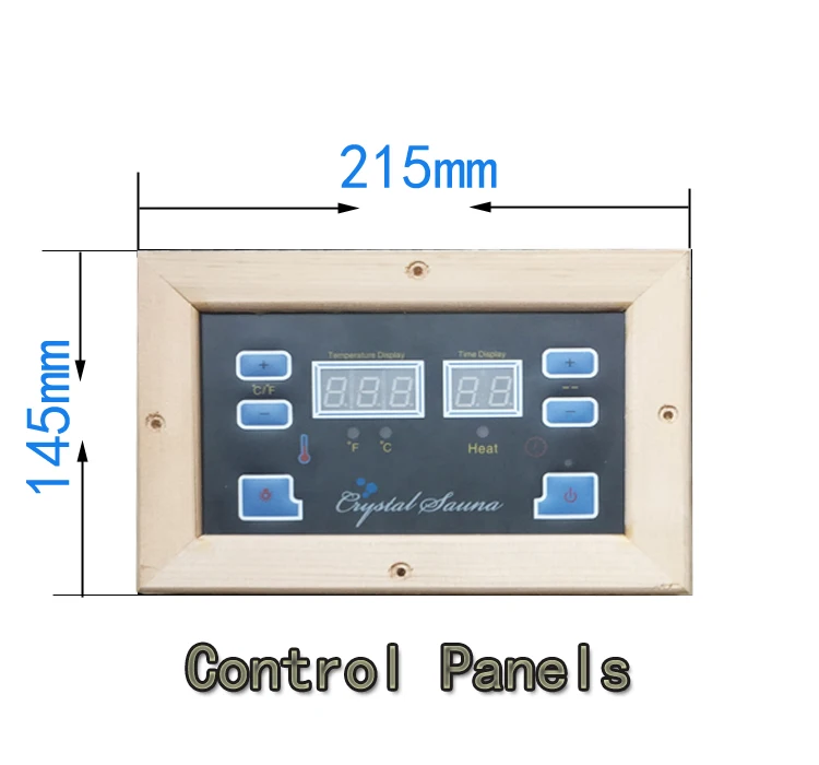 Infrared Sauna Control Panel Box with Computer Features - OEM