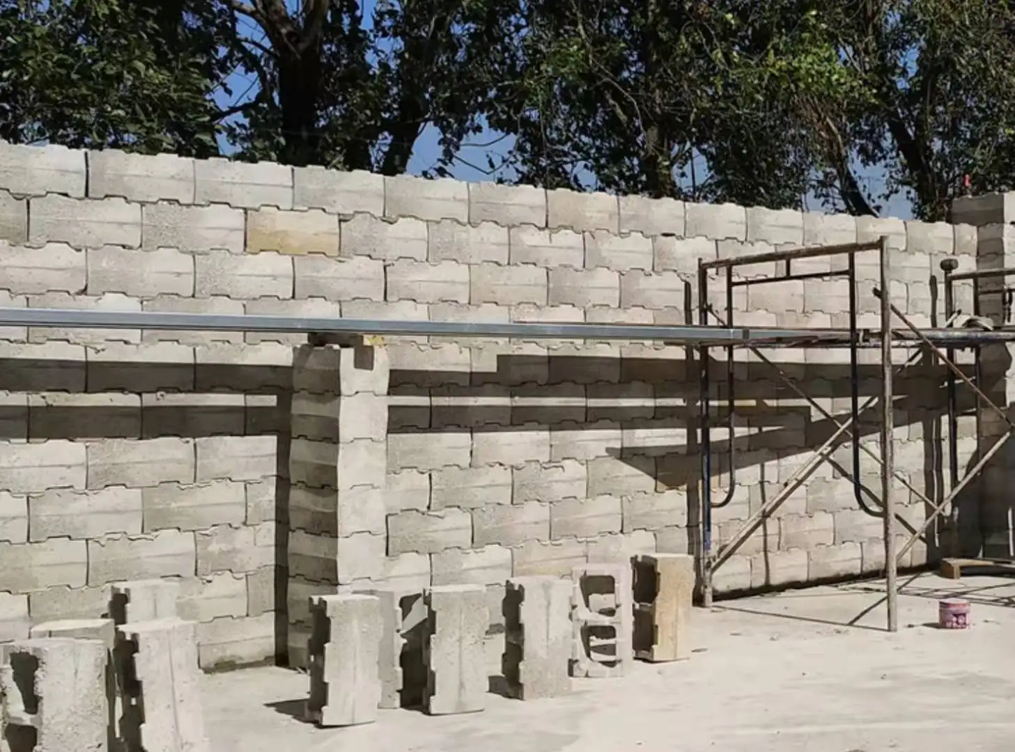 Renfa Plastic Interlocking Concrete Retaining Wall Blocks - Durable ...