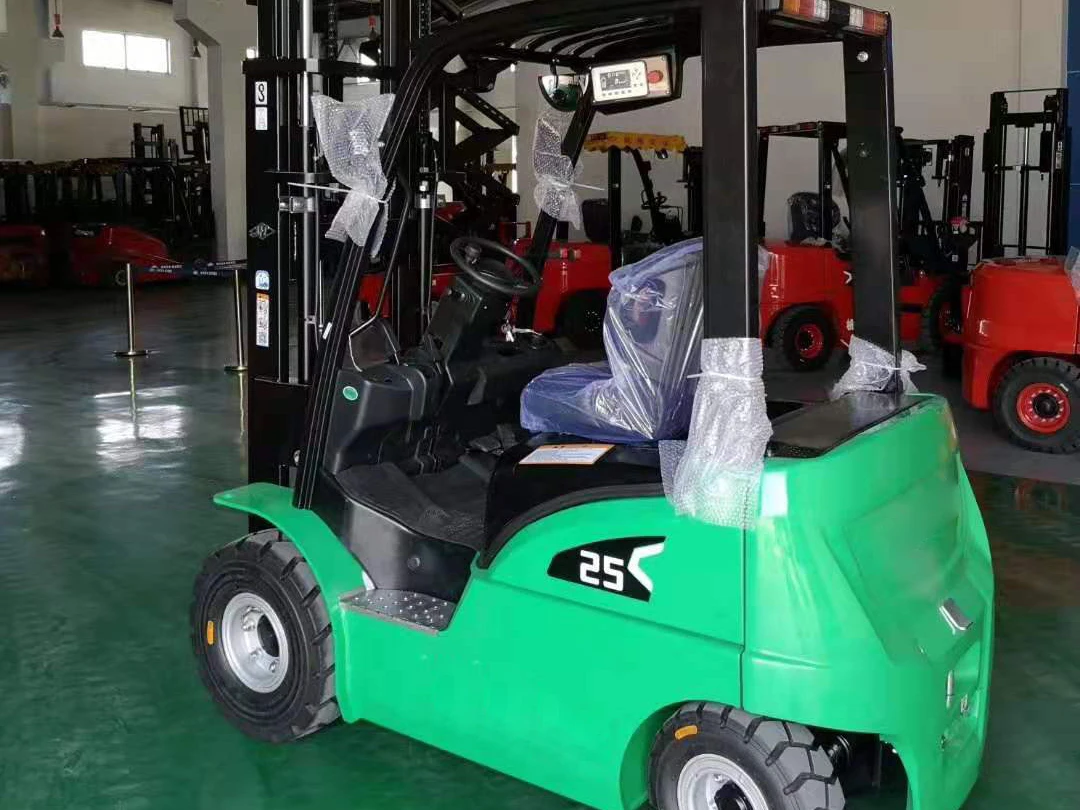 Four Wheel Drive Rough Terrain Forklift Cpd25 With Container Mast And ...