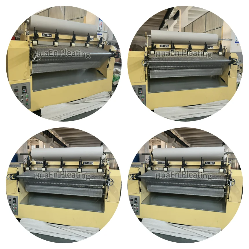 Changzhou Huaen Factory Zj-816 Ruffles Pleating Machine For Dress Pleating Machine For Cloth ...