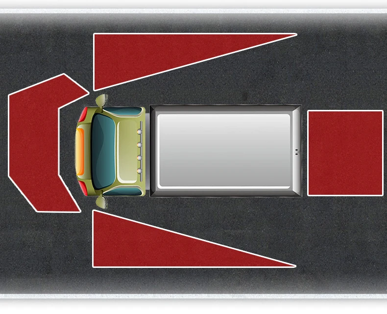 AI Monitor System 10.1 Inch - BSD Pedestrian Detection
