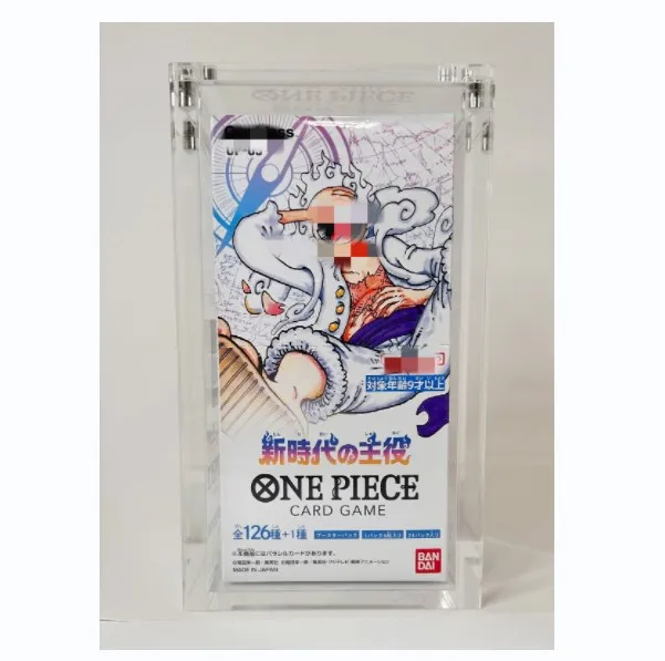 Custom Clear Acrylic Case For Japanese One Piece Booster Box Acrylic ...