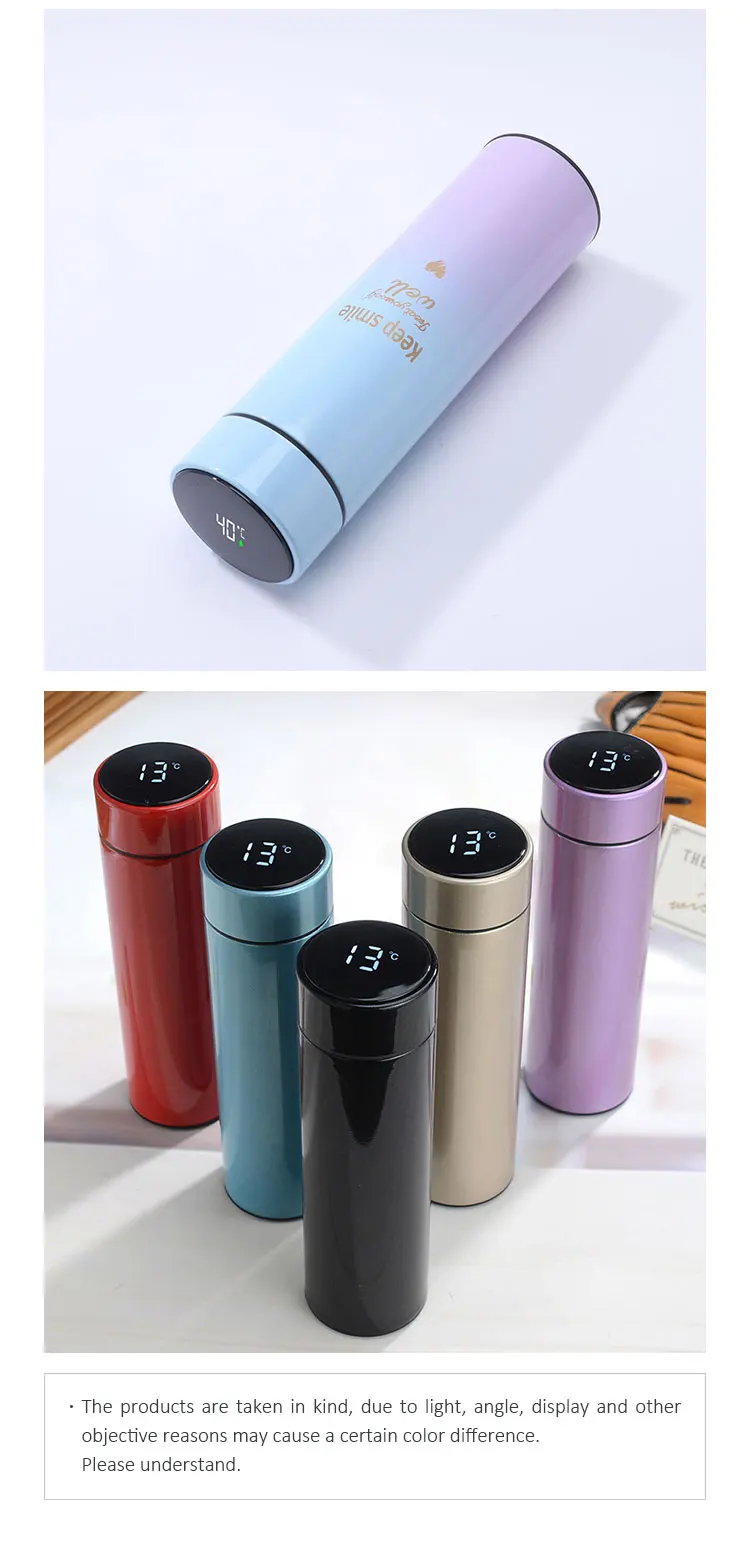 Digital Led Temperature Display Vacuum Flasks Thermoses Gift Set ...