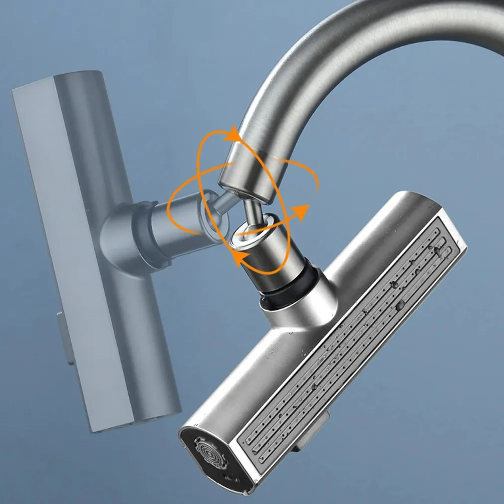 Waterfall Faucet Extension Adapter Sprayer 360 Swivel